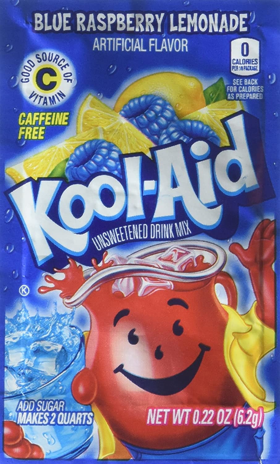 Kool-Aid Twists Soft Drink Mix - Ice Blue Raspberry Lemonade ...