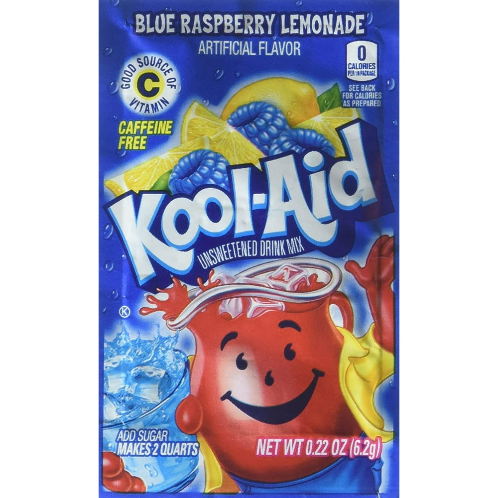 Kool-Aid Twists Soft Drink Mix - Ice Blue Raspberry Lemonade ...