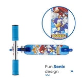 Sonic Kick Scooter with Light Up Wheels, Blue Scooter for Kids Ages 5 ...
