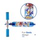 Sonic Kick Scooter with Light Up Wheels, Blue Scooter for Kids Ages 5 ...
