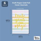 6 Pack Inspirational Notebooks for Women, A5 Motivational Soft Cover ...