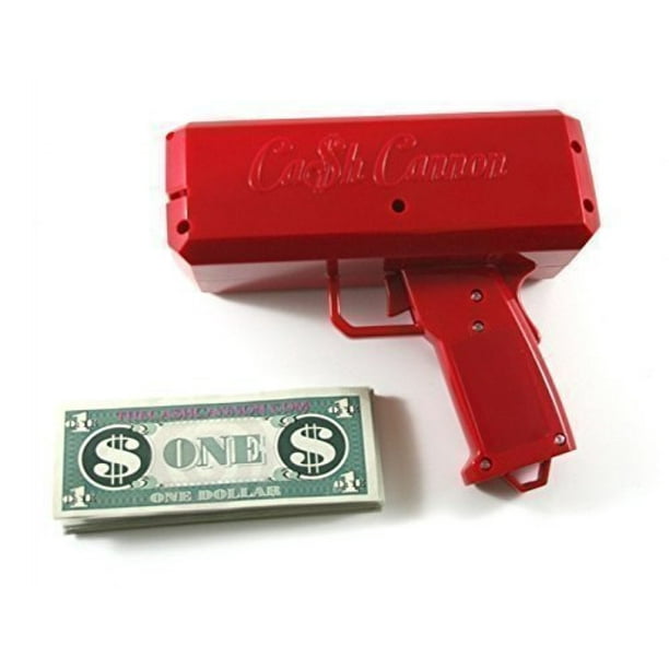 The Cash Cannon - “The Cash Cannon” Money Gun - Red - Walmart.com ...