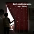 0.7x1.0M Self Adhesive Portable Blackout Curtains Easy to Install ...