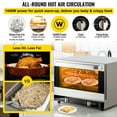 BENTISM Countertop Convection Oven Commercial Toaster Baker Stainless ...