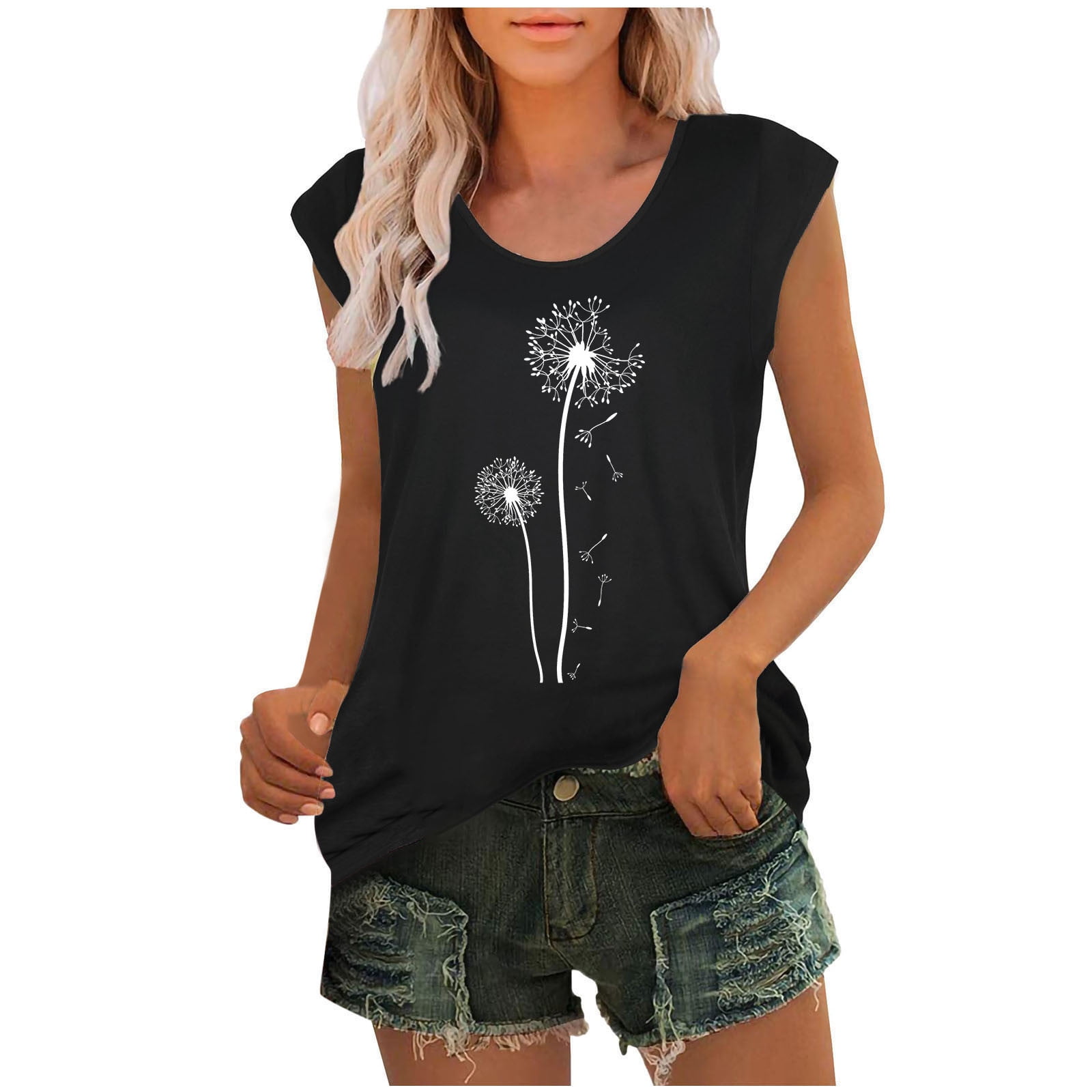 Click here for Birdeem Womens Cap Sleeve Tops Summer Tank Top Cas... prices