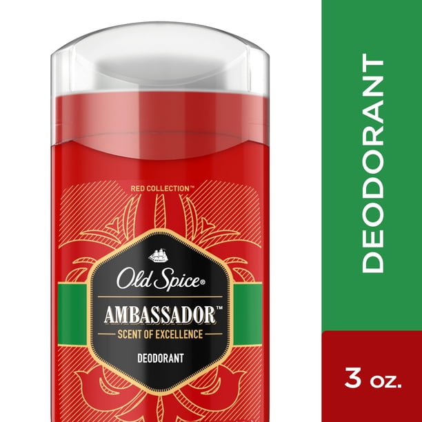 Old Spice Red Collection Deodorant for Men, Ambassador Scent, 3.0 oz ...