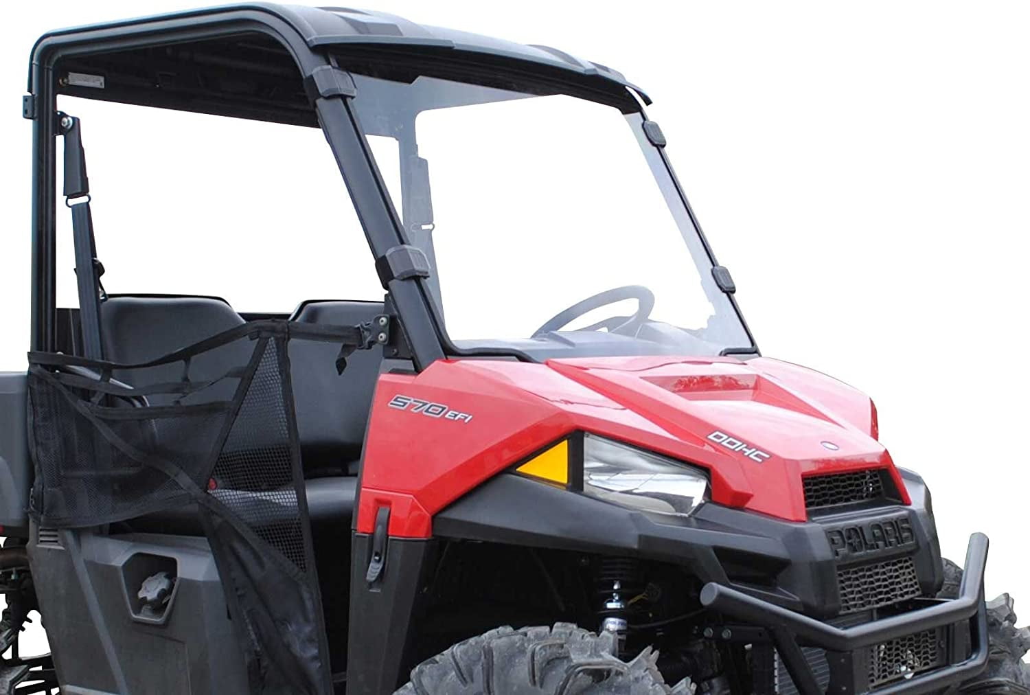 SuperATV Windshield for Polaris Ranger Midsize 500/570/ETX 2015+, 1/4 ...