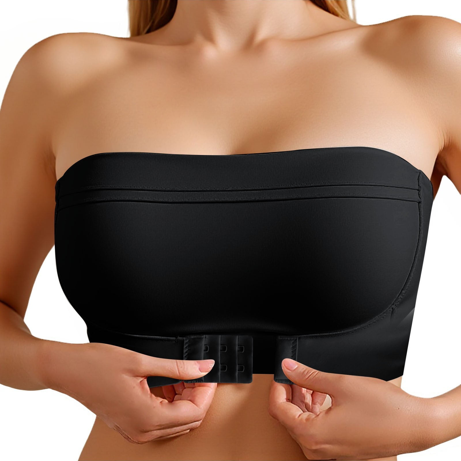 Click here for Hjtefg Womens Push Up Bra - Comfortable Strapless... prices