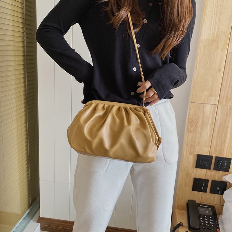 Click here for Bahagfte Womens Pouch Dumpling Crossbody Bag Cloud... prices