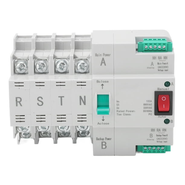 Din Rail Type Power Transfer Switch,Dual Power Automatic Transfer P ...