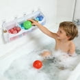 Extra Large Bath Toy Storage Organizer – 4 Compartments & Multiple ...