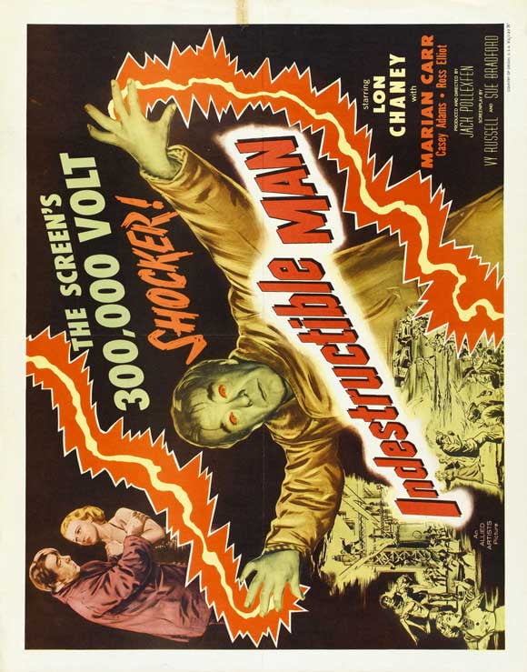 Indestructible Man - movie POSTER (Half Sheet Style A) (22" x 28 ...