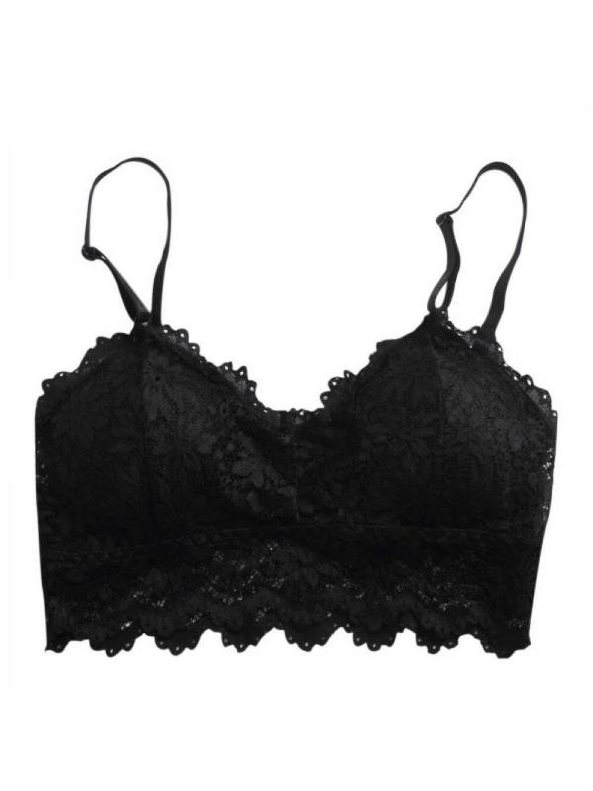 Dragonus Sexy Women Lace Floral Bralette Bralet Bra Bustier Crop Top