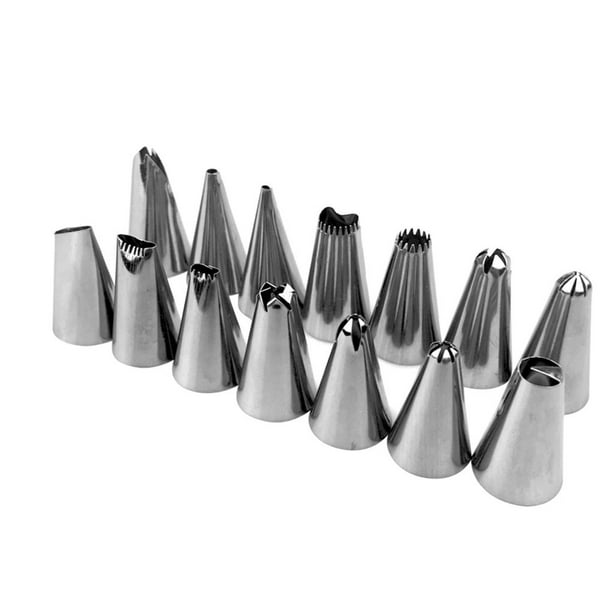 Pastry Bag Nozzle Set Cake Decorating Stainless nozzle pastry cream ...