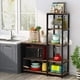 Tribesigns 5-Tier Kitchen Bakers Rack with Utility Storage Shelf ...
