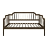 Castle Place Mid-Century Twin Wooden Spindle Daybed - Walnut - Walmart.com