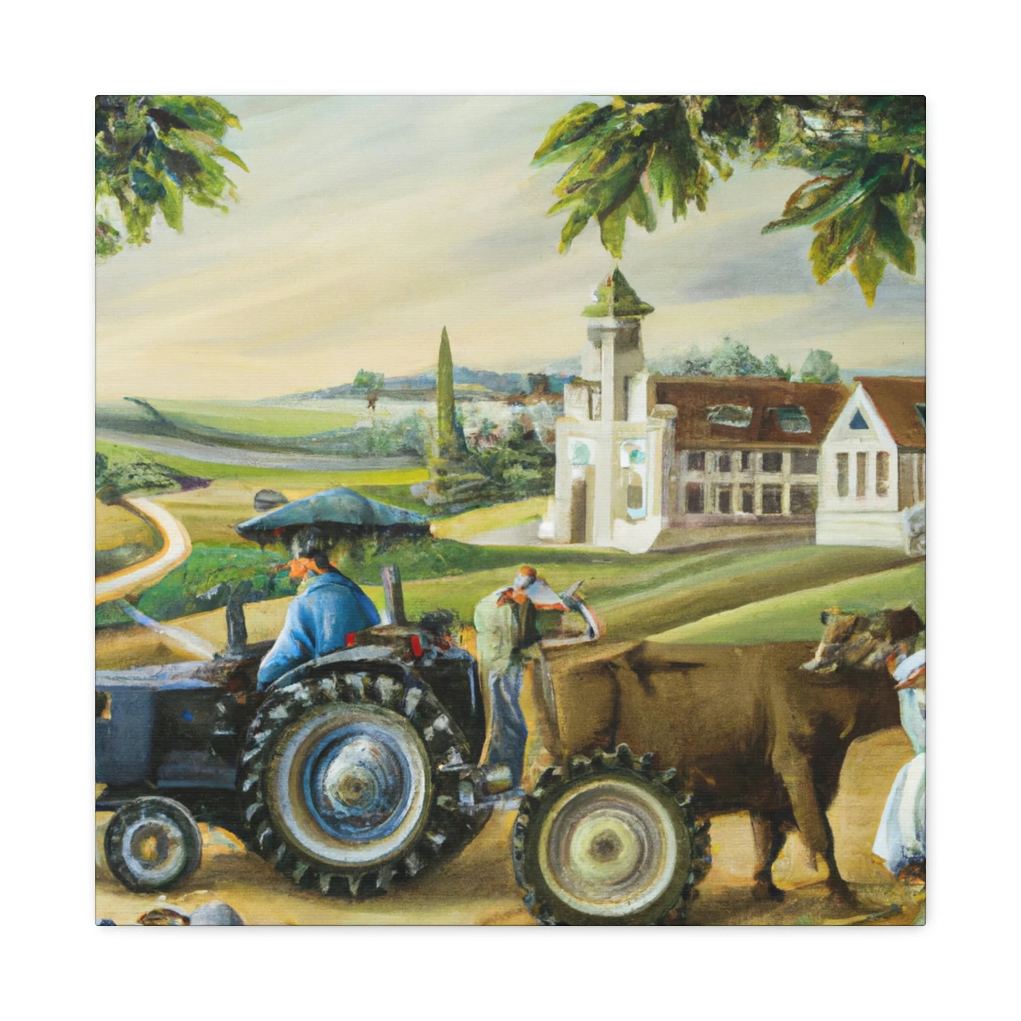 Tractor of the Renaissance - Canvas - Walmart.com