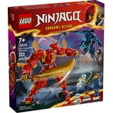 LEGO NINJAGO Fire Mech Robot Set, Red Ninja Figure, Kids Toy 7+, 71808 ...
