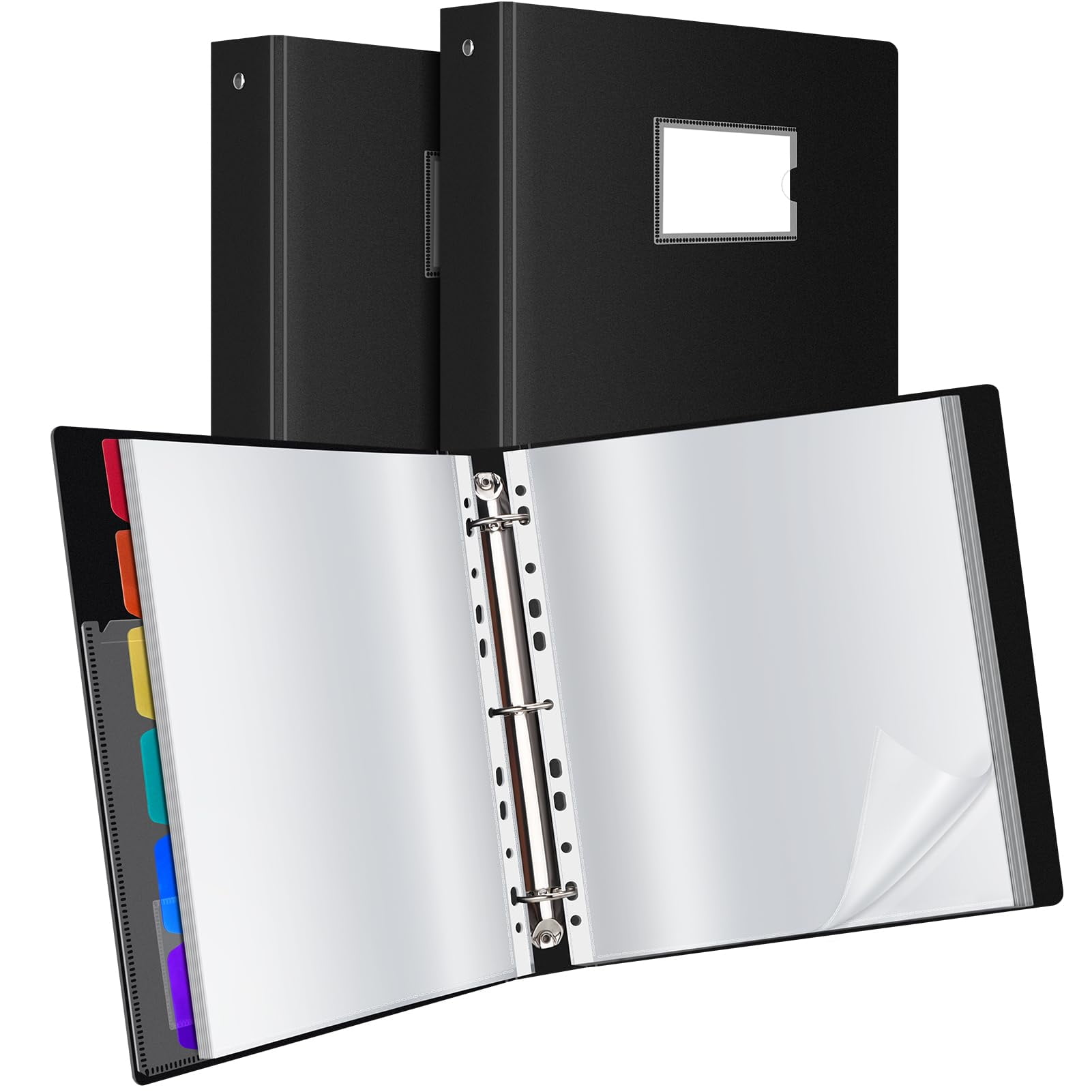 Click here for Uquelic 50-Pocket Binder With Plastic Sleeves For... prices