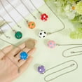 1 Set 7Pcs Football Resin Charms Ceiling Fan Pull Chain Extenders with ...