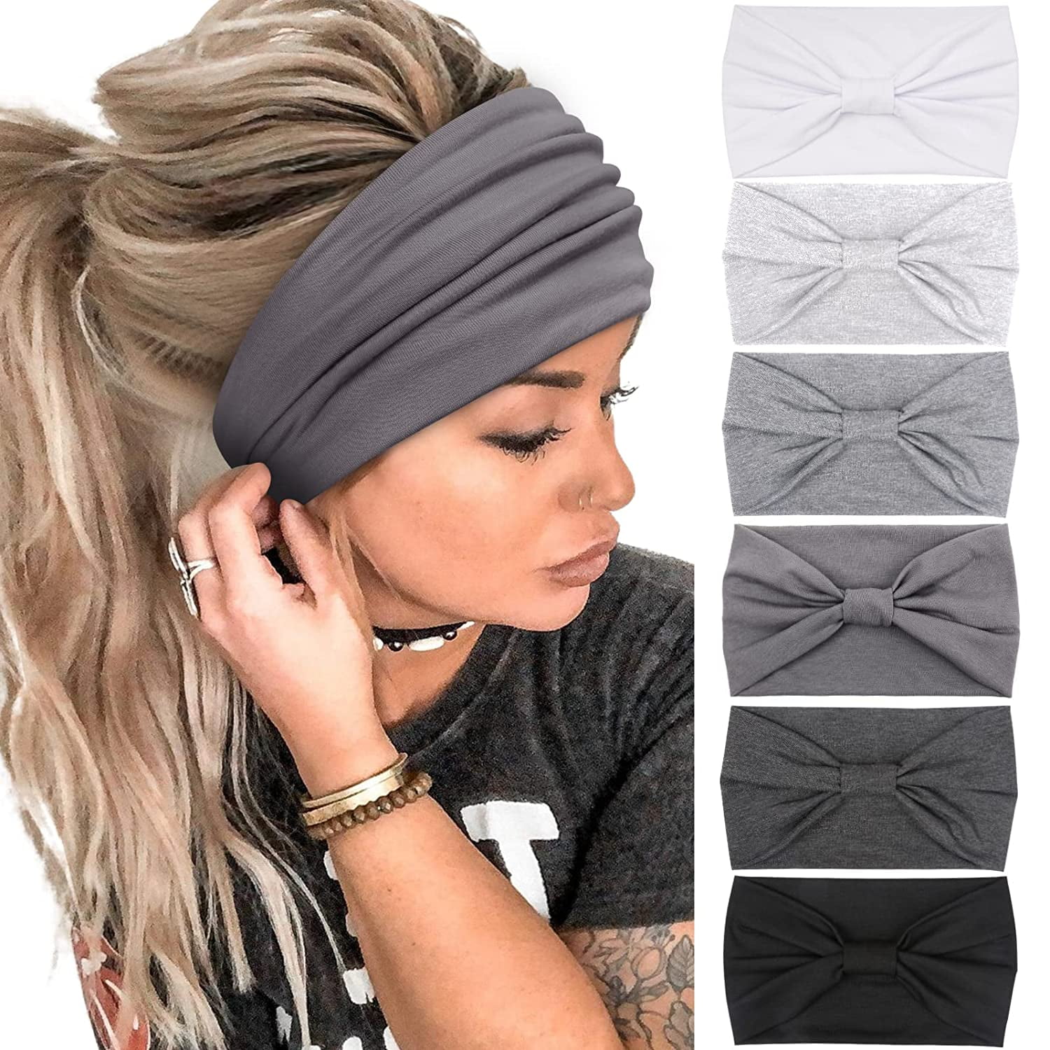 Headbands For Women African Wide Knotted Hairbands Head Bands Hair
