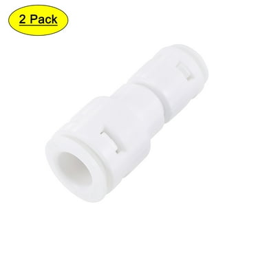 Uxcell 1/4" Push to Connect Bulkhead Fittings, 3 Pack Straight White - Walmart.com