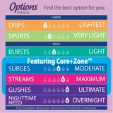 Equate Options Women's Bladder Control Pads, Unscented, Maximum ...