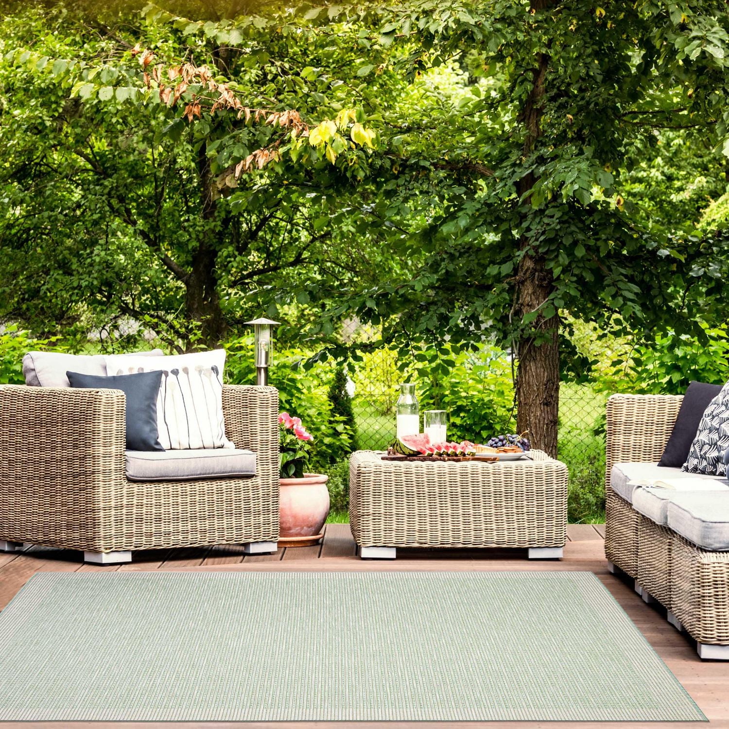 Click here for Ecarpet Outdoor Area Rug For Patio  Deck  Backyard... prices