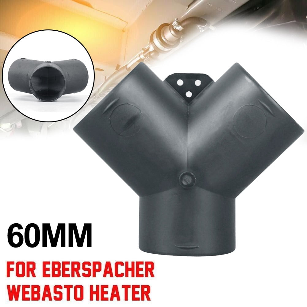60mm Vent Duct Y Branch Pipe Outlet Exhaust Connector For Air Diesel ...