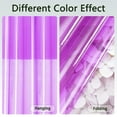 Inosoo Purple Plastic Shower Curtain liner,72"x 78" Lightweight Colored ...