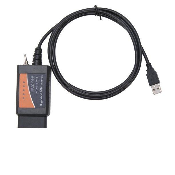 Adaptador USB OBD2 para lector de códigos ELM327, Cable de diagnóstico ...