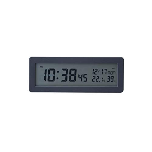 MUJI 82136968 Digital Radio Clock (with Loud Alarm Function) Table ...