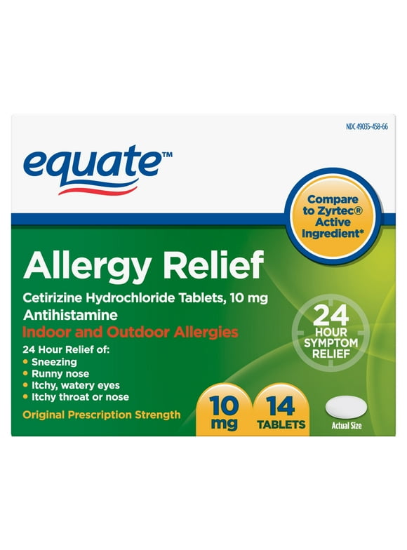 Equate Non-Drowsy Allergy in Allergy Medicine - Walmart.com