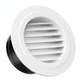 Homena Duct Vents Round Louvered Vents Interior ABS Grille Ventilation ...