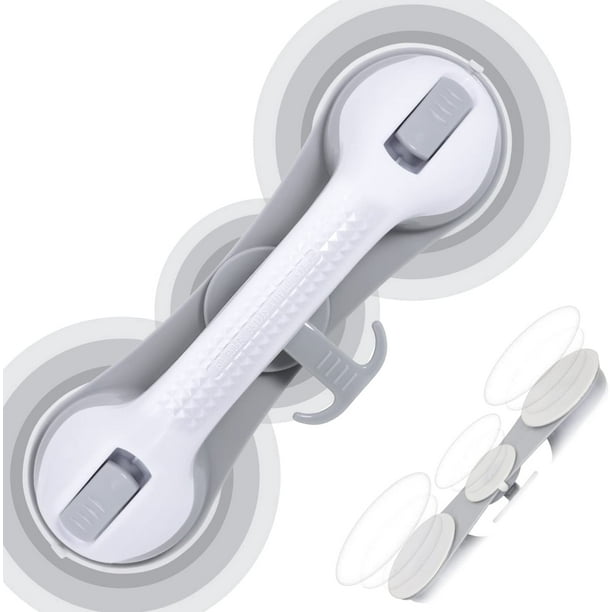 Light Gray - 1 Piece Shower Handle with 3 Safety Suction Cups for ...