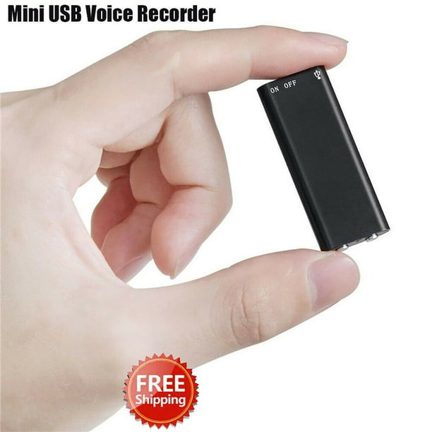 Mini Audio Recorder Voice Listening Device 96 Hours 8GB Bug - Walmart.com