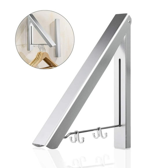 Wall Mounted Folding Clothes Rack