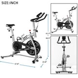 Merax Stationary Indoor Cycling Exercise Bike with Multi-functional ...