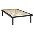 Modway Rowan Twin Platform Bed Frame - Sturdy Steel Frame - Walmart.com