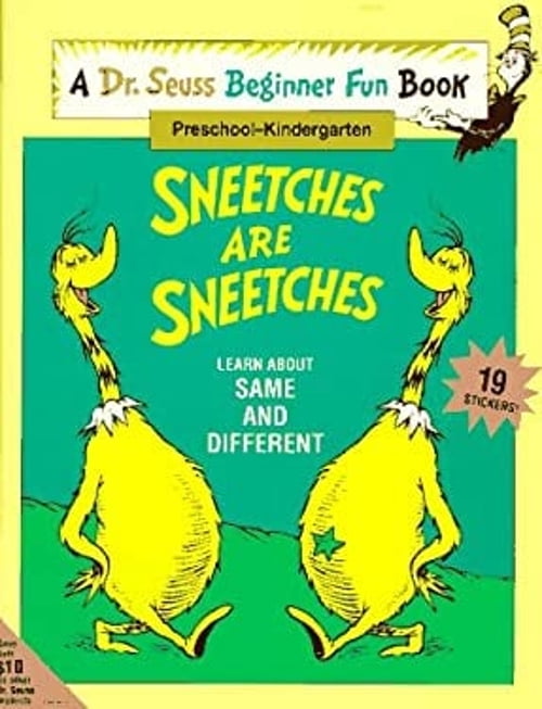 Pre-Owned Sneetches Are Sneetches : Dr. Seuss Beginner Fun Book ...