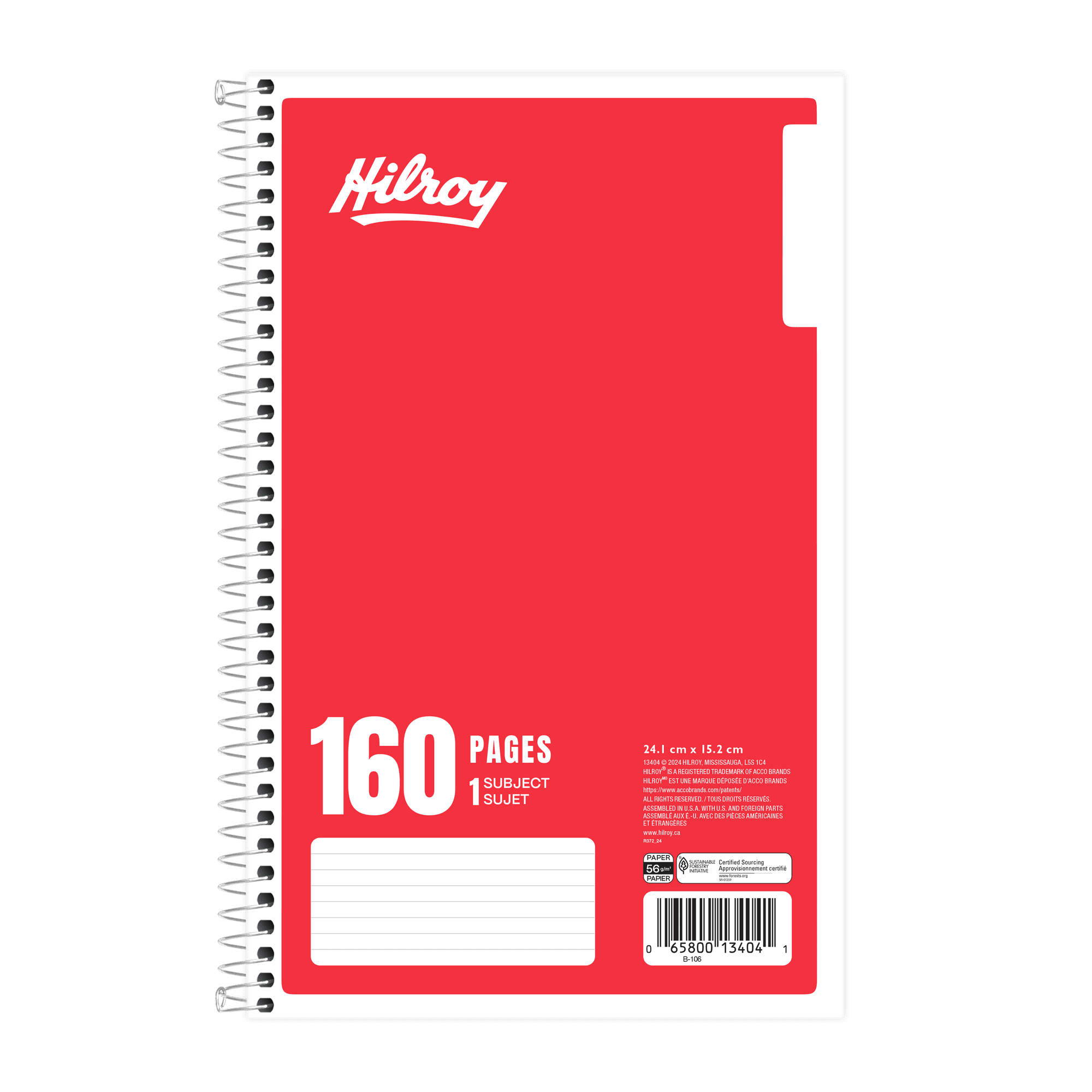 Click here for Hilroy 1 Subject Coil Notebook  9-½ X 6 prices
