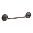 mDesign Small Hand Towel Storage Bar, Strong Self Adhesive - Bronze ...