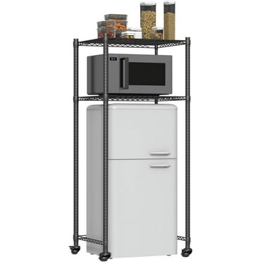 Mini Fridge Shelf Adjustable Height Storage Shelf Metal Storage Rack ...