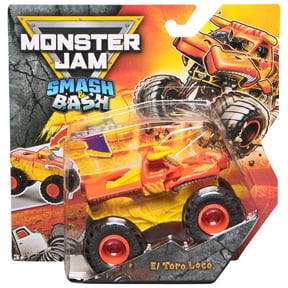 Monster Jam Smash & Bash SmashBot Playset with Launcher and Monster ...