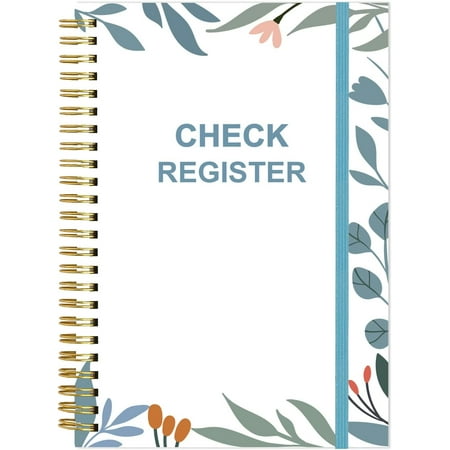 Check Registers - 64Sheets / 128Pages Deluxe Checkbook Log Book for ...