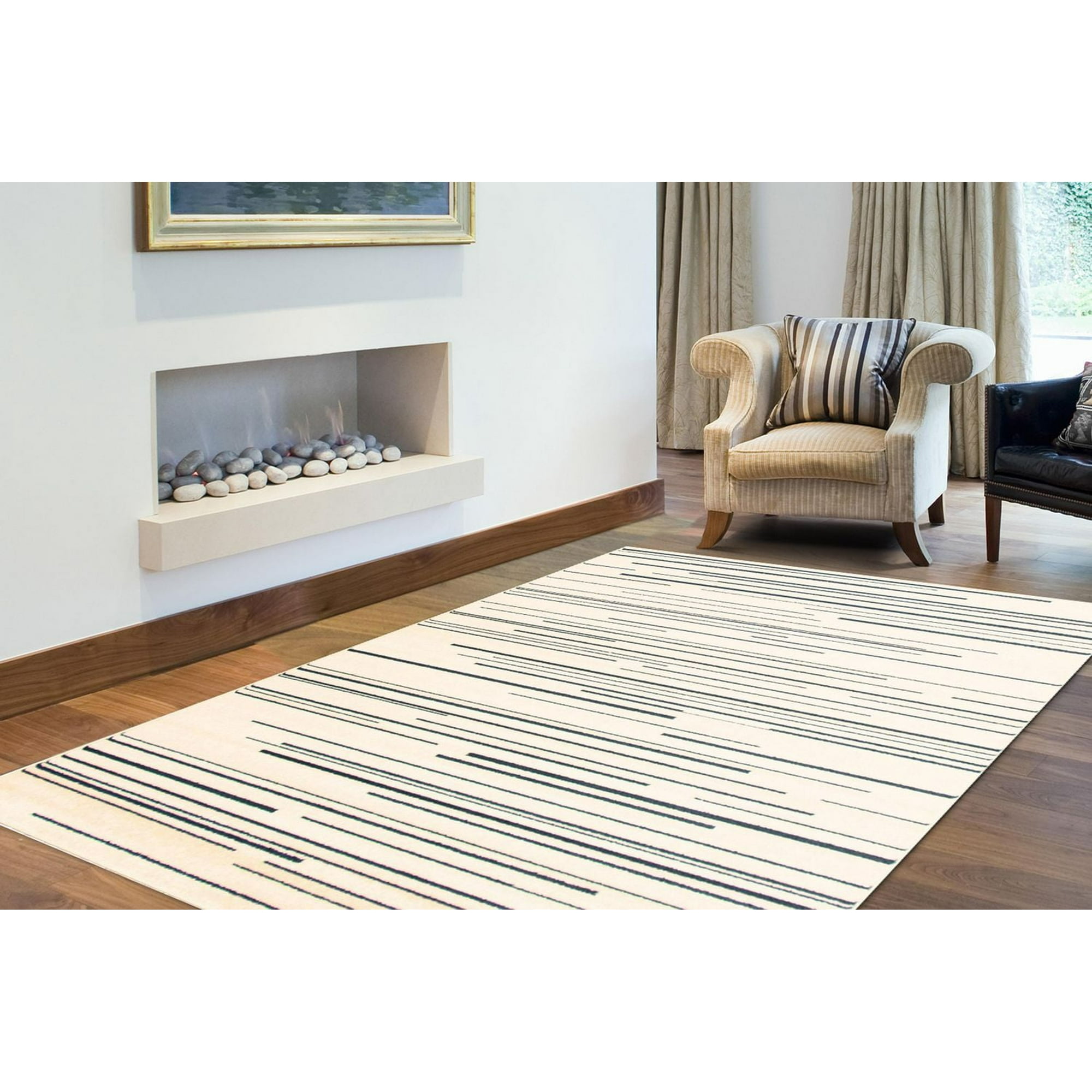 Click here for Ecarpet Striped Area Rug  Minimalist Style Modern... prices
