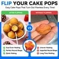 Mailand Flip Electric Cake Pop Maker Machine Kit, 12 x 1.4 Inch Cake ...