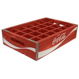 Leigh Country Wooden Red Coca-Cola Crate With Cubby - Walmart.com