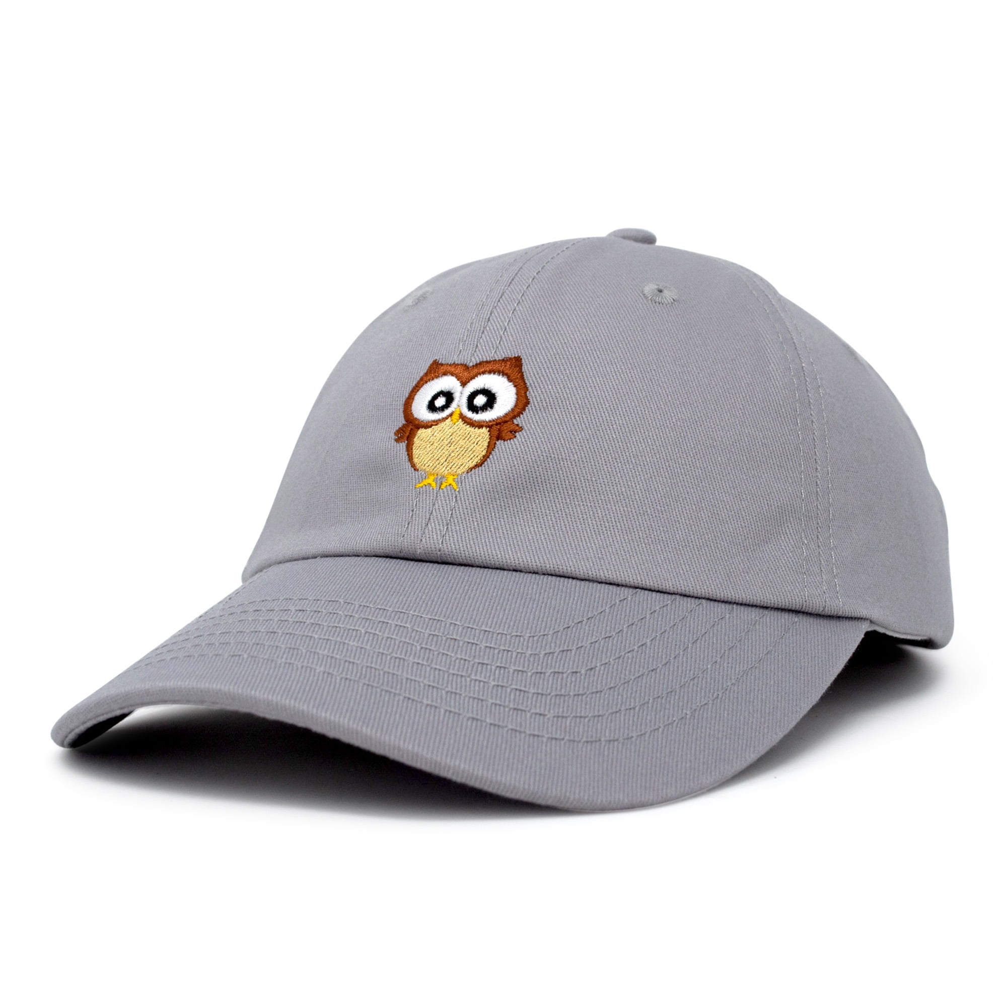 DALIX Cute Owl Hat Cotton Baseball Cap in Gray - Walmart.com
