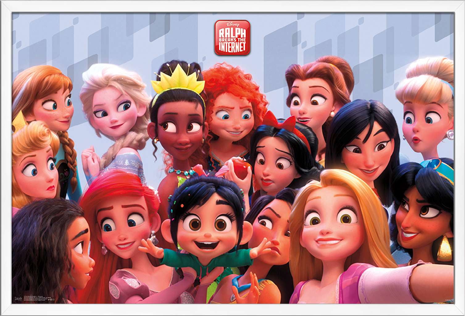 Disney Wreck It Ralph: Ralph Breaks The Internet - Princess Wall Poster ...